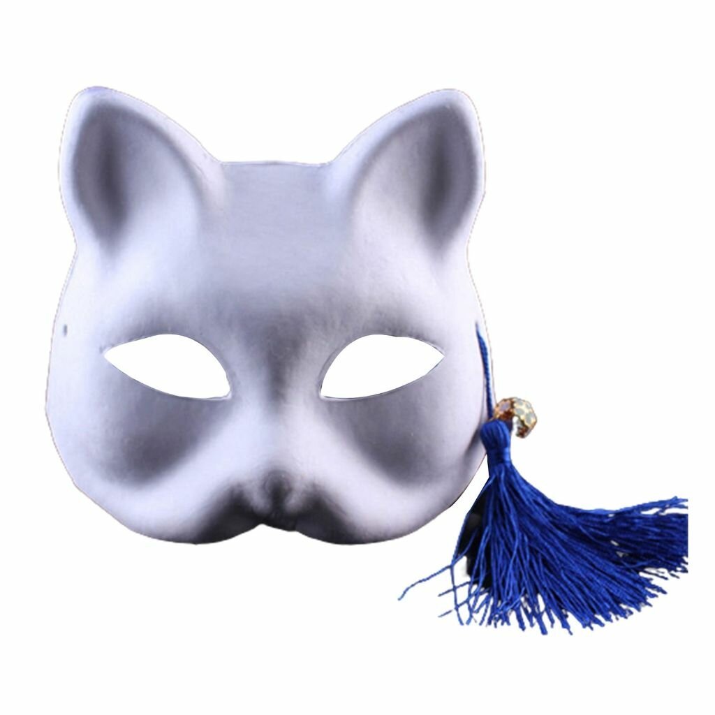 5 Бумажных масок Лисы и кота своими руками на Хэллоуин-Кошачьи маски