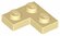 Деталь LEGO Plate 2 x 2 Corner 2420 Tan U