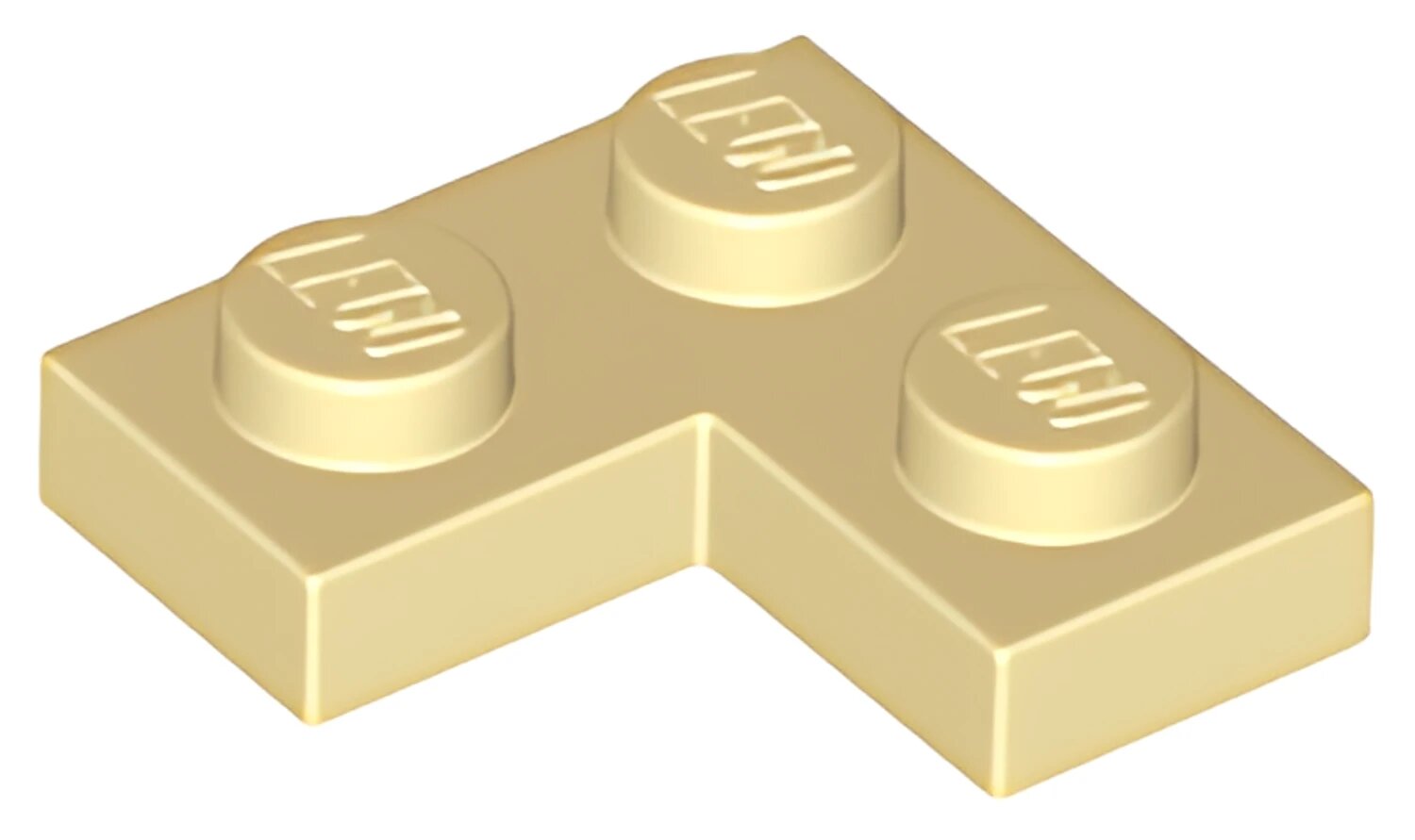 Деталь LEGO Plate 2 x 2 Corner 2420 Tan U