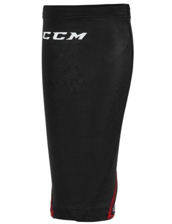 Защита голени от порезов CCM CUT RESISTANT CALF SR BK, защита ахиллова сухожилия, размер S/M (25.4 см)