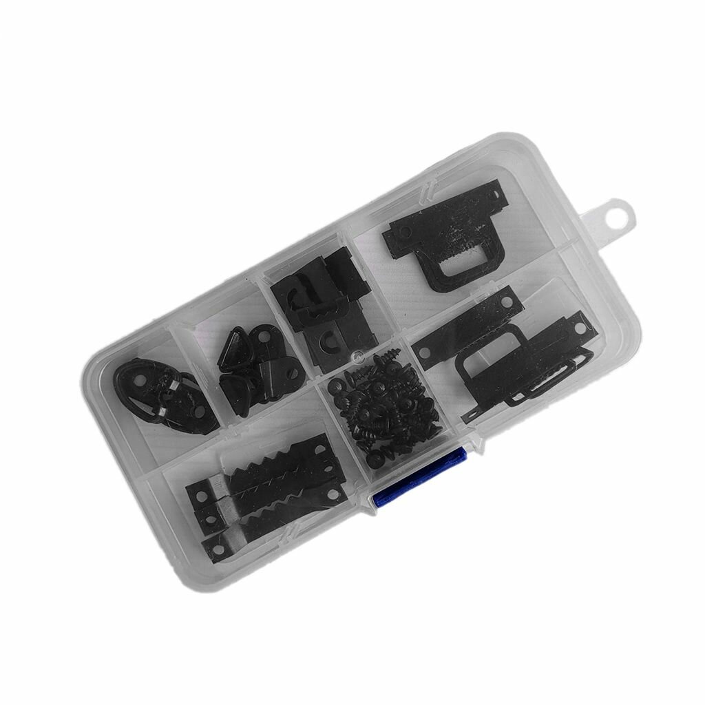 1 коробка черных крючков для ногтей в штучной упаковке, крючки для фоторамки, аксессуары для фурнитуры-X053