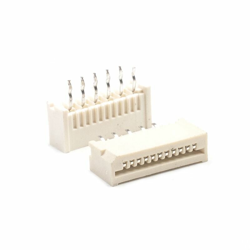 Коннектор для FFC FPC шлейфа 11Pin шаг 1.25mm вертикальная дислокация 1шт