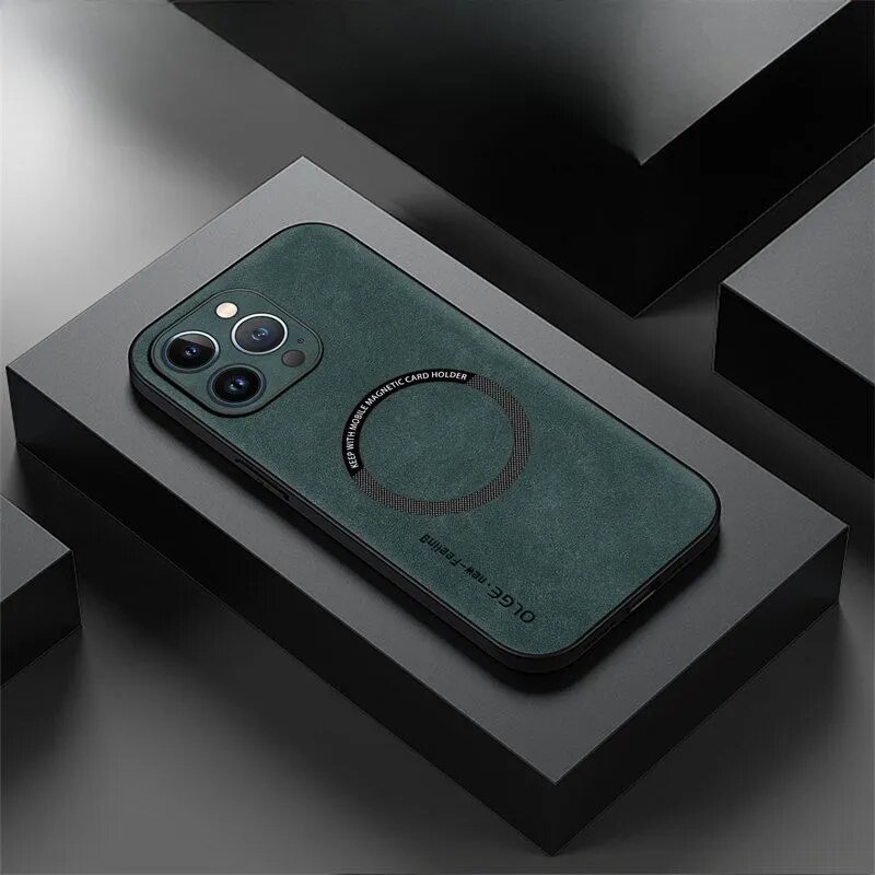 MagSafe чехол для Apple iPhone 11 Pro Max ( айфон 11 про макс ) Нескользящий и удобный