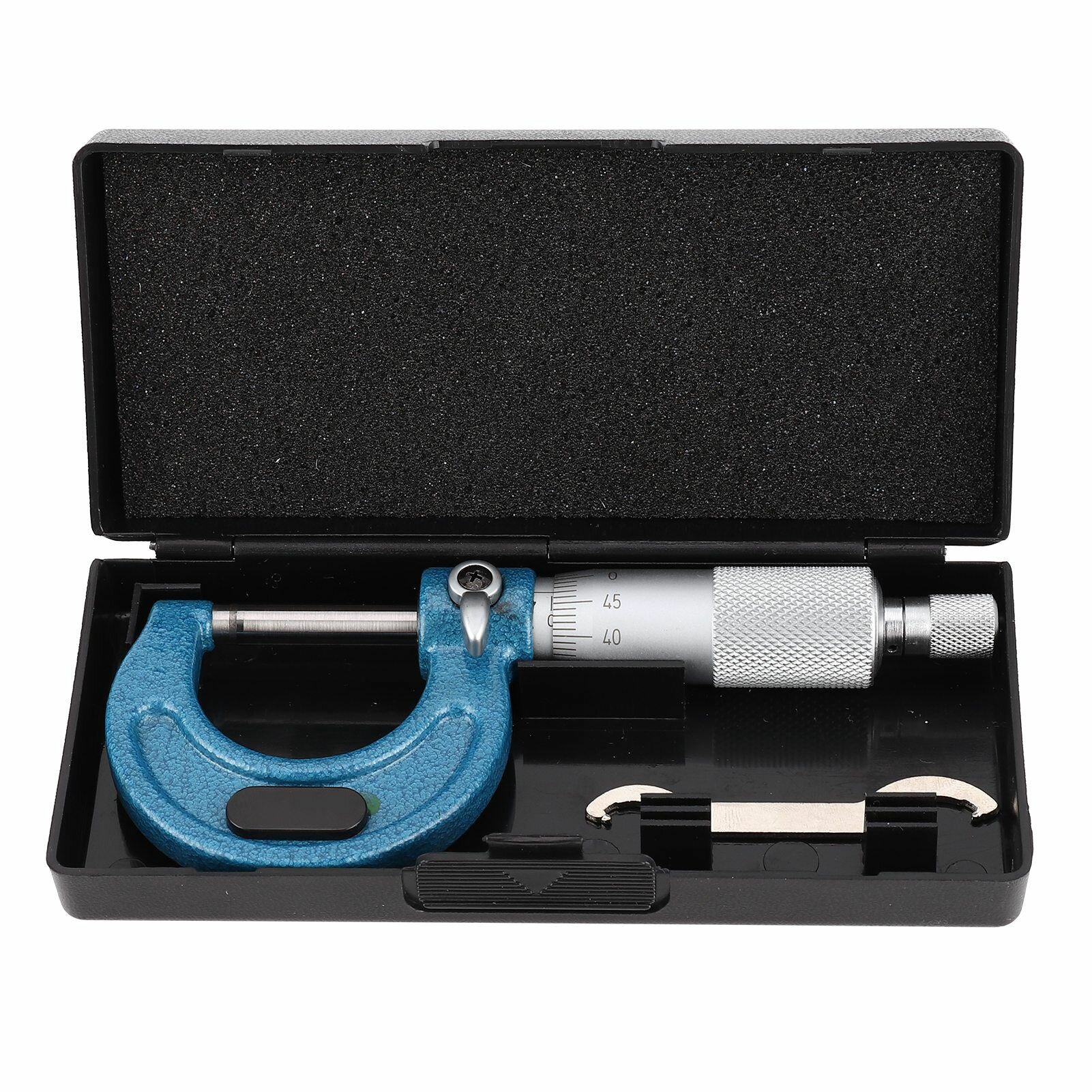 Микрометр 0-25 мм, лазерная шкала, углеродистая сталь