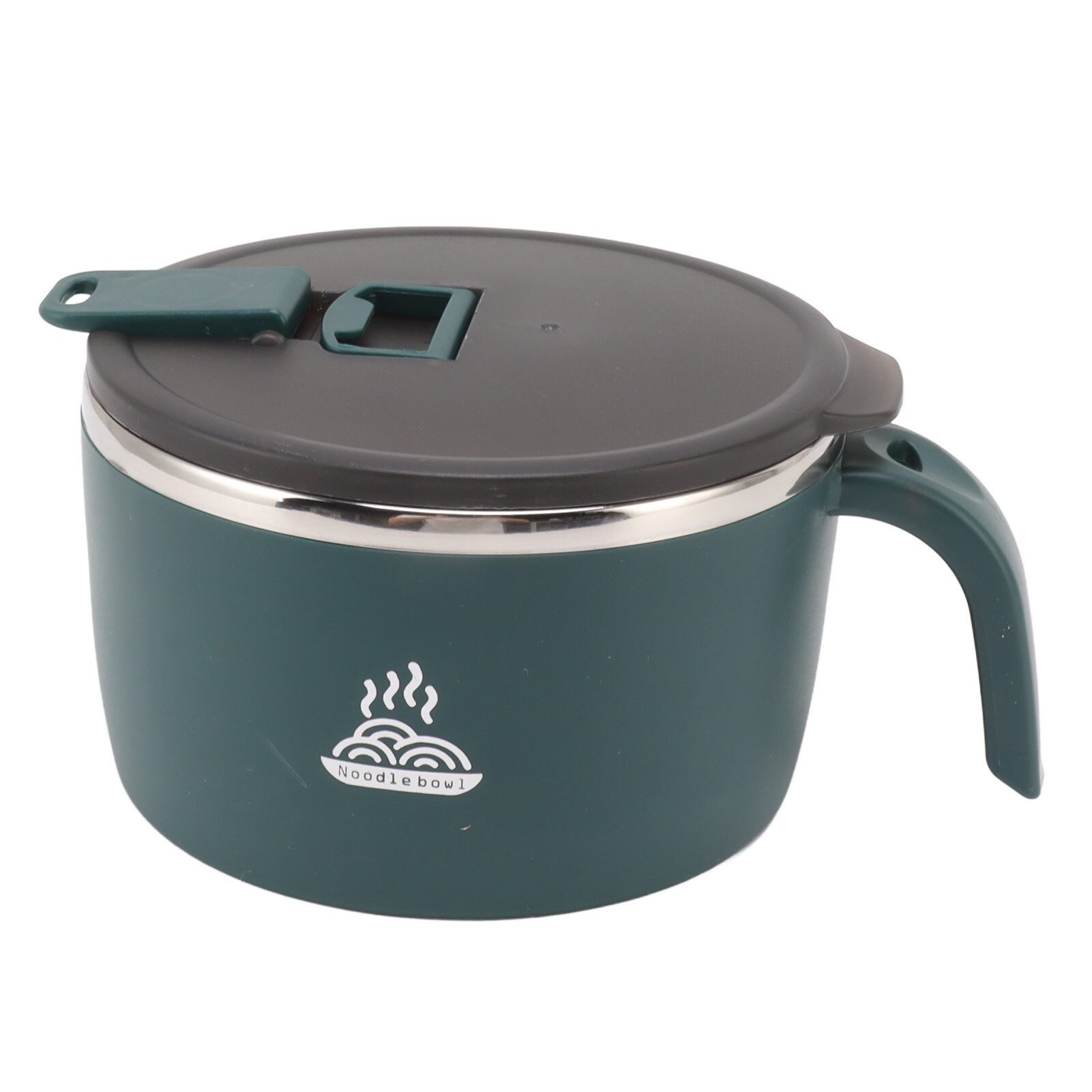 Мгновенная лапша из нержавеющей стали с лапшой 900 мл миска с крышкой для студенческого общежития офисное работник зеленый