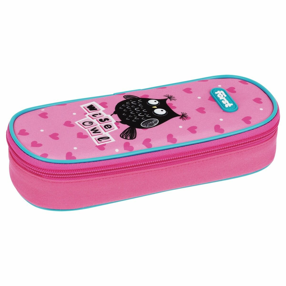 Пенал Forst "Black Owl", корпусный, 1 отделение, 220х90х45 мм, полиэстер (FT-PF-010306)