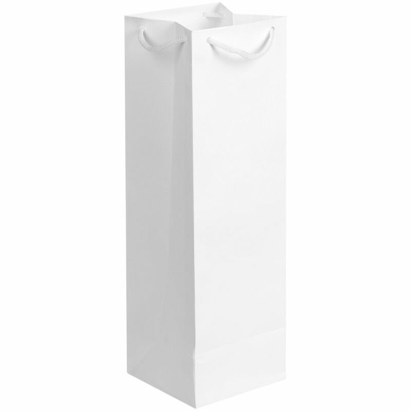 Подарочный пакет Проект 111 "Vindemia", под бутылку, белый, 75556.60