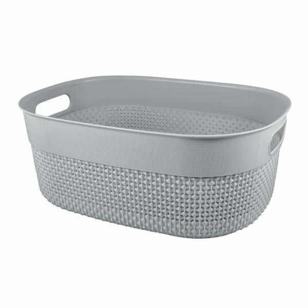 Корзина для хранения Plast team "Oslo", 12 л, цвет Серый шторм