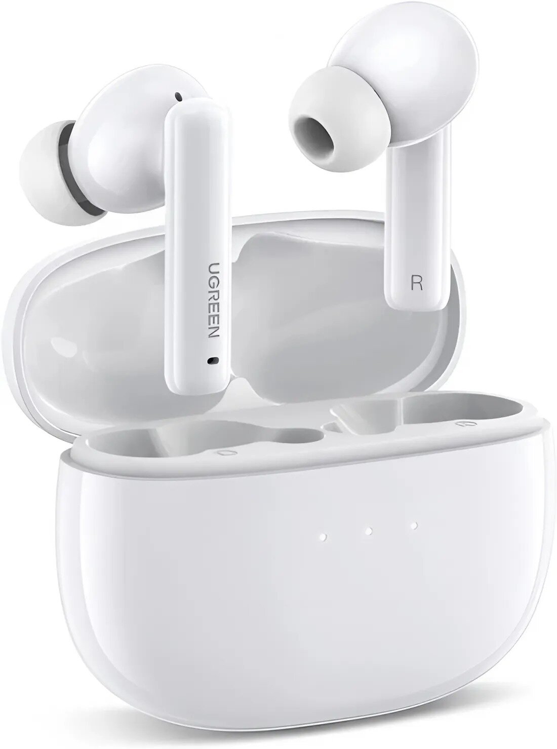 Беспроводные наушники UGREEN WS106 HiTune T3 Active Noise-Cancelling Wireless Earbuds белый EU VERSION