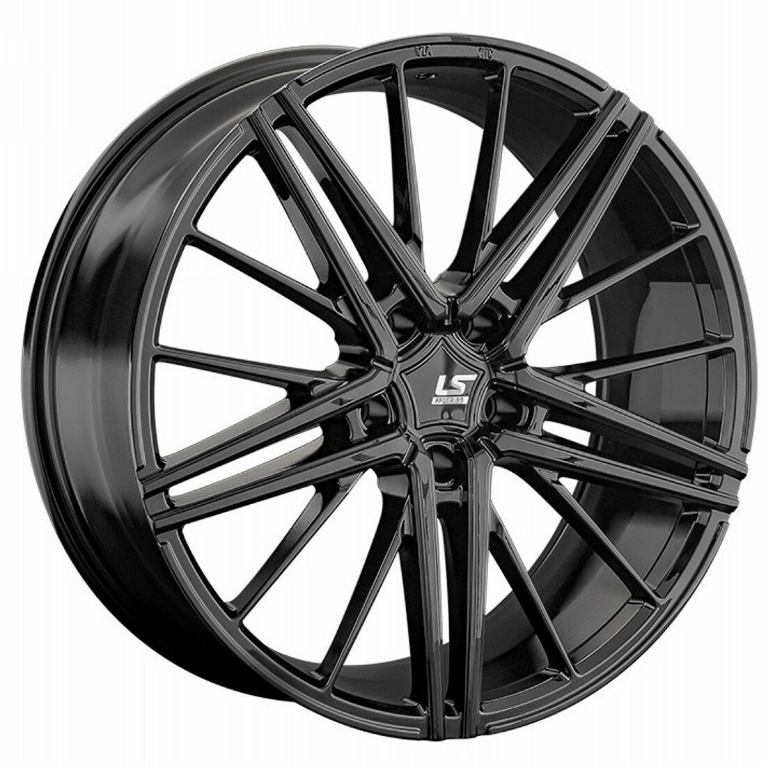 Колесный диск LS FlowForming RC76 8x20 5x108 ET46 63,3 BK литой для автомобиля