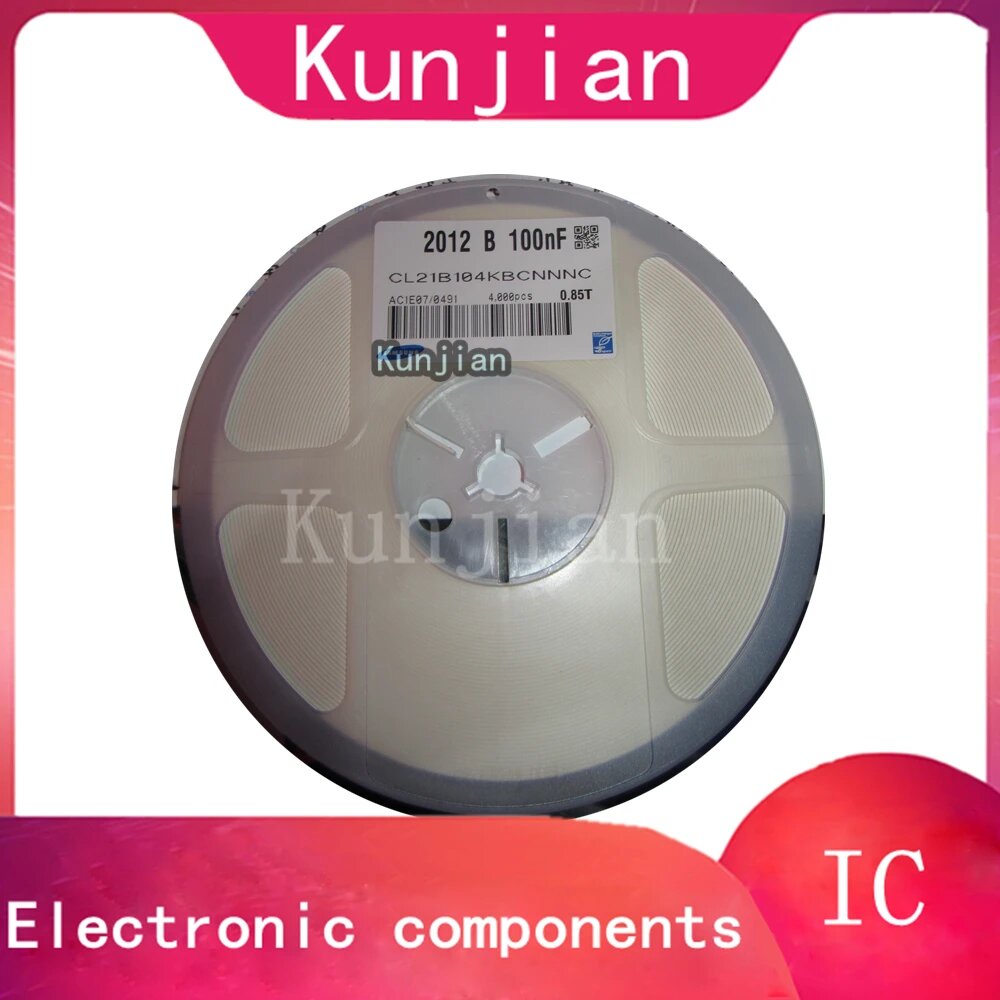 Конденсатор 0805 100нФ 104 X7R 104 50В SMD CL21B104KBCNNNC