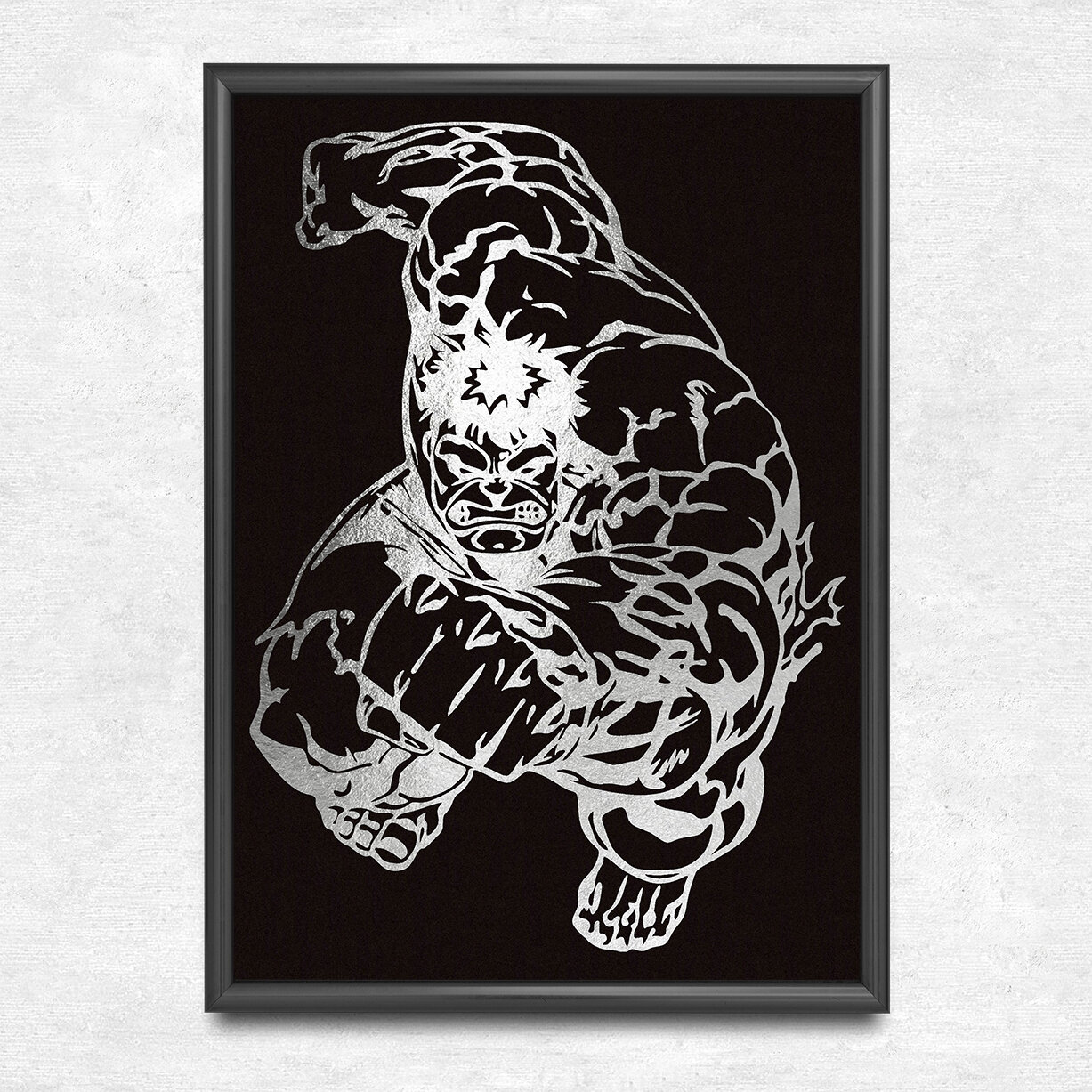 Постер Халк / плакат для интерьера Мстители. Марвел, Marvel, комиксы, фильмы, игры