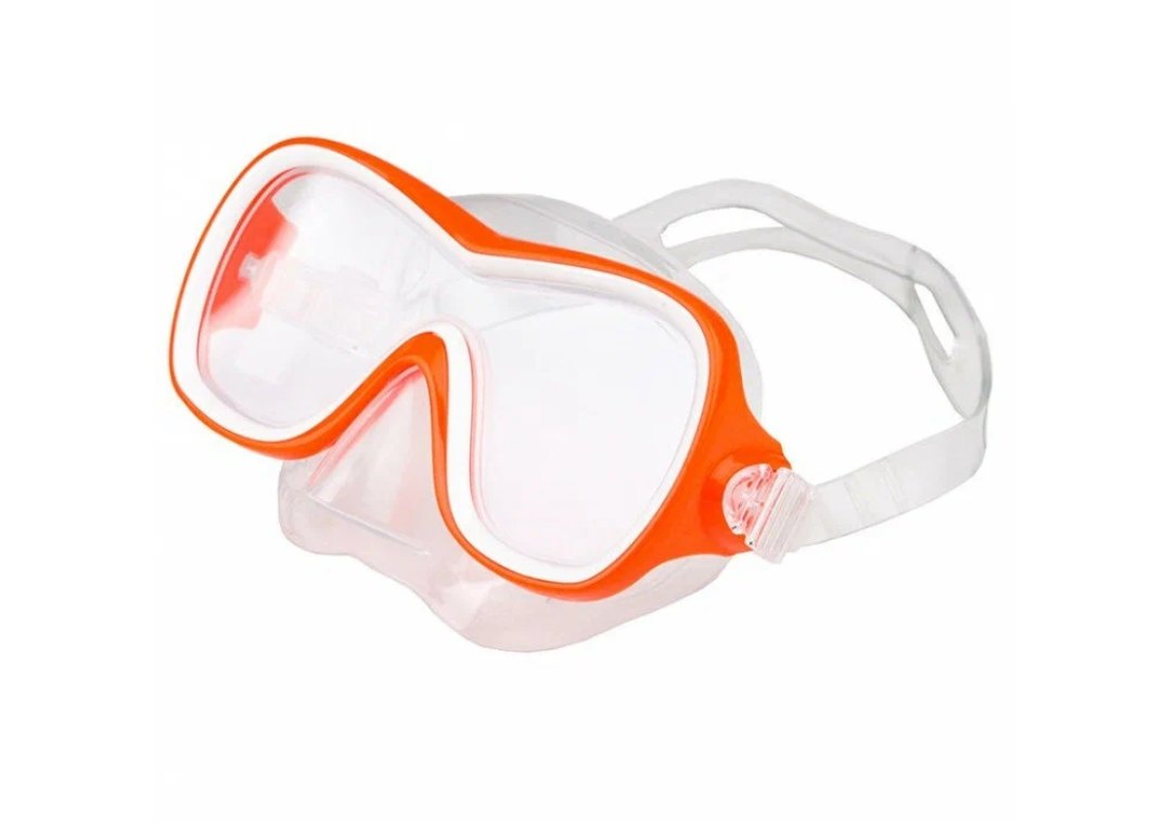 Маска для плавания Intex Aqua flow, от 8 лет, оранжевая