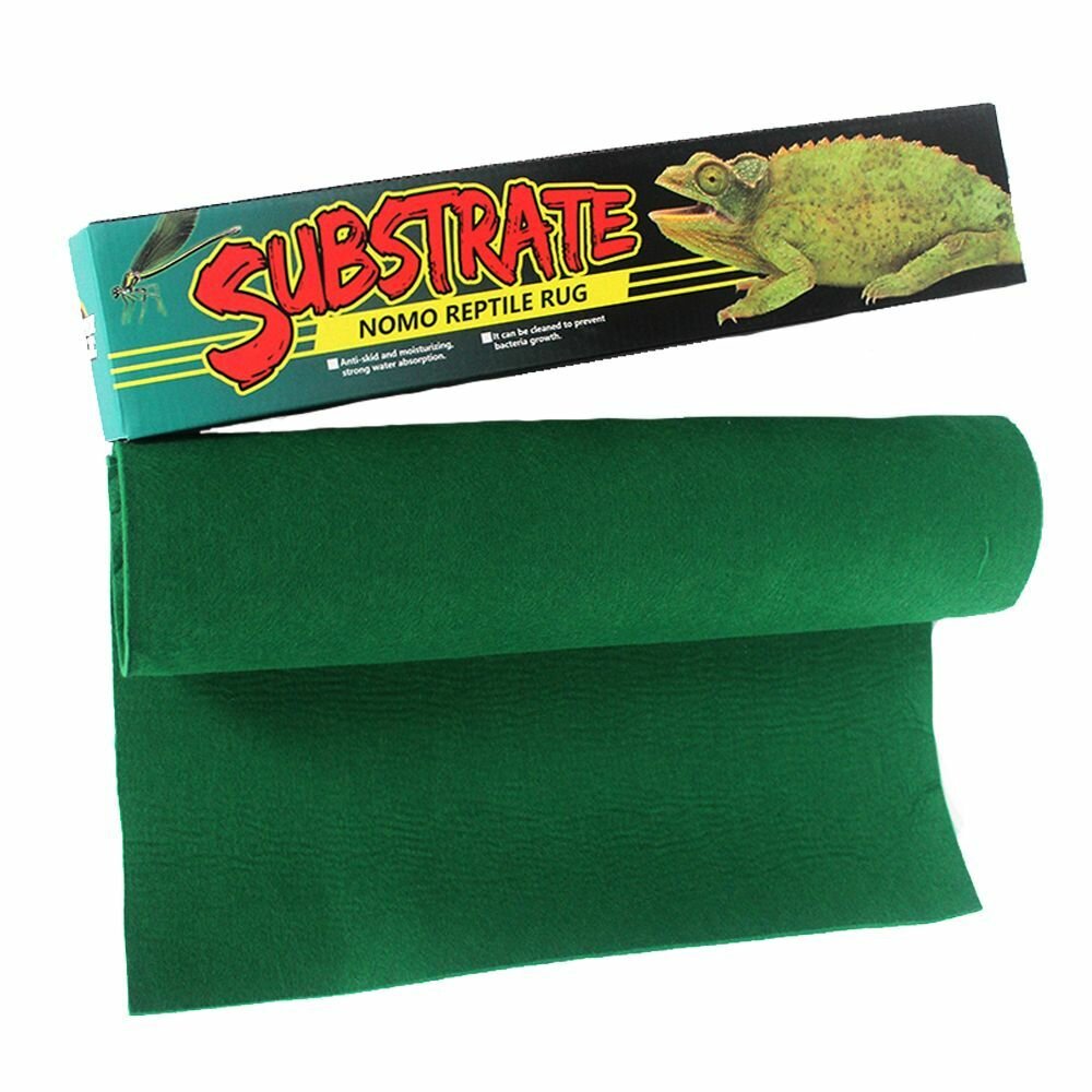Декоративный коврик-трава для террариумов Nomoy Pet 60х40см
