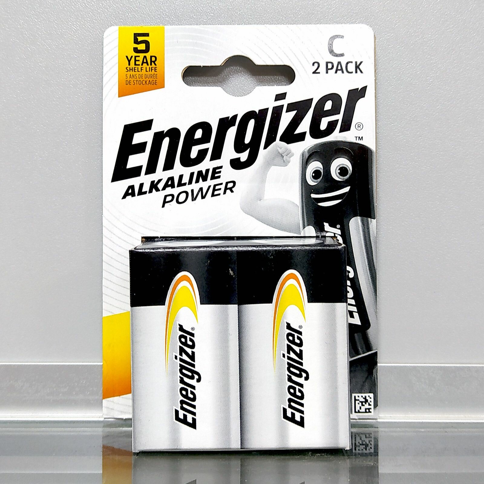 Батарейка (2шт) ENERGIZER LR20 (D/E95) Alkaline Power 1.5В щелочная (алкалиновая) (бл2)