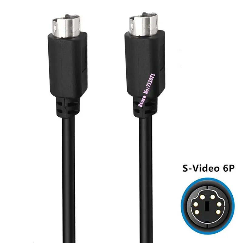 Кабель S-Video Mini DIN ERE 1, 0.5 Meter