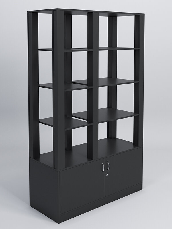 Стеллаж "фаворит" №9, Черный. Производитель товара - компания Westcom.