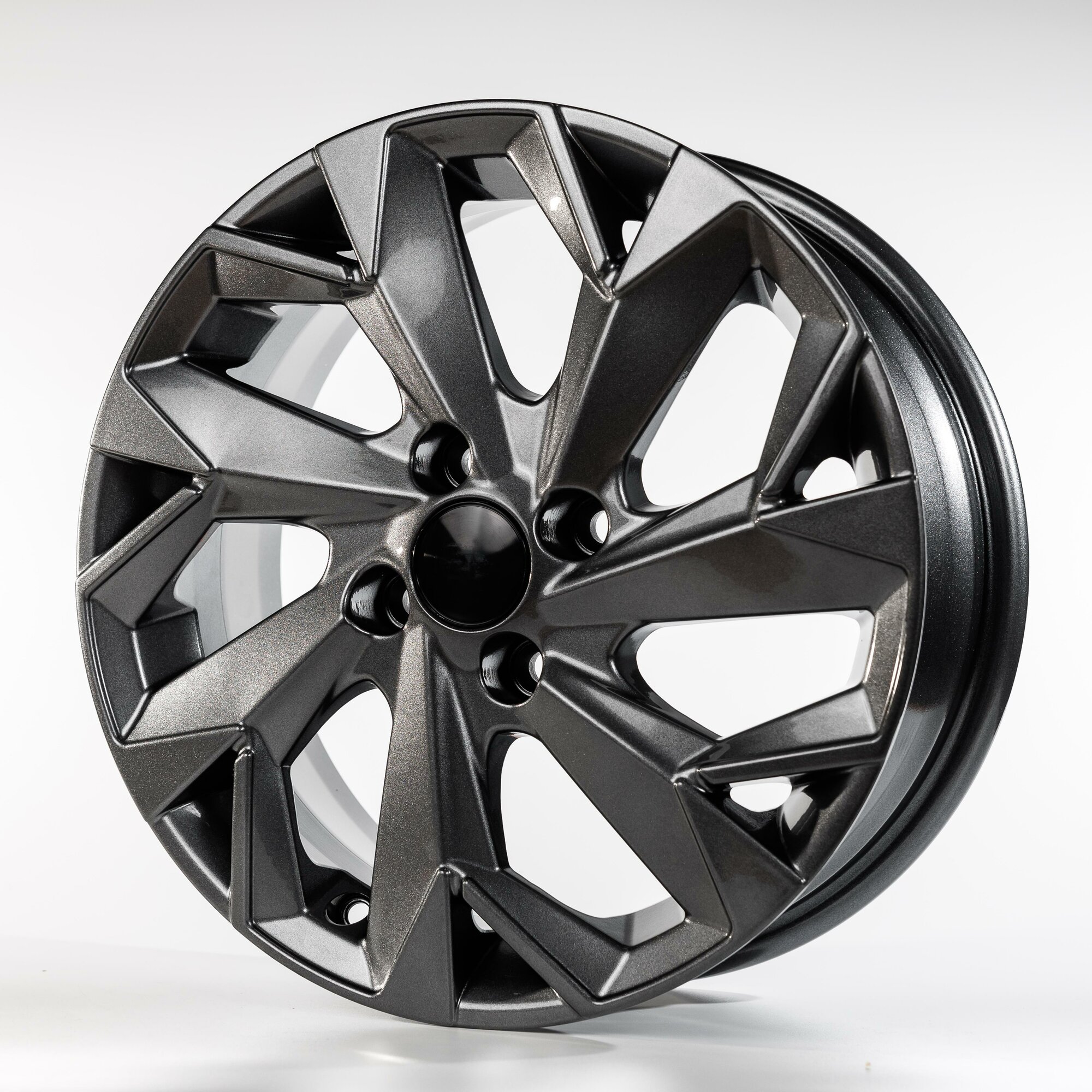 Диск автомобильный литой Carwel Вага 1402 14x5.5 4x100 et43 dia60.1 Серый