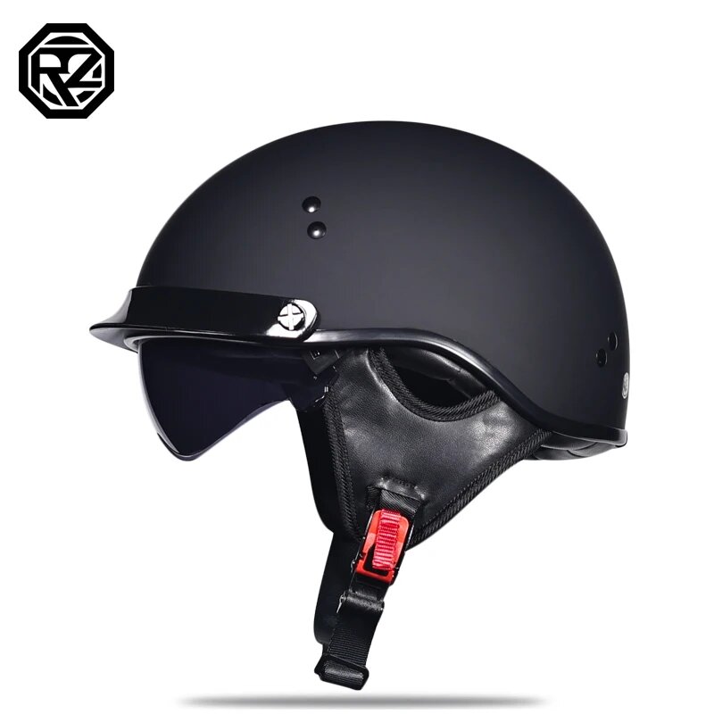 Мотоциклетный шлем в стиле ретро, немецкий классический мотошлем Casco Moto, полушлем, L, 1