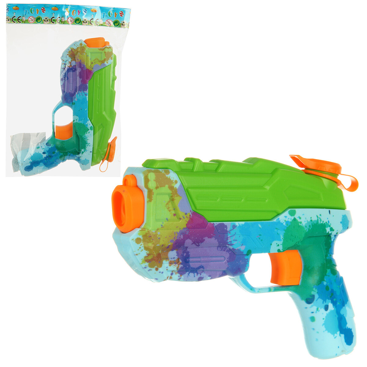 Водный пистолет бластер, 23 см, 150 мл Veld Co / Водяная пушка / Детское оружие с водой