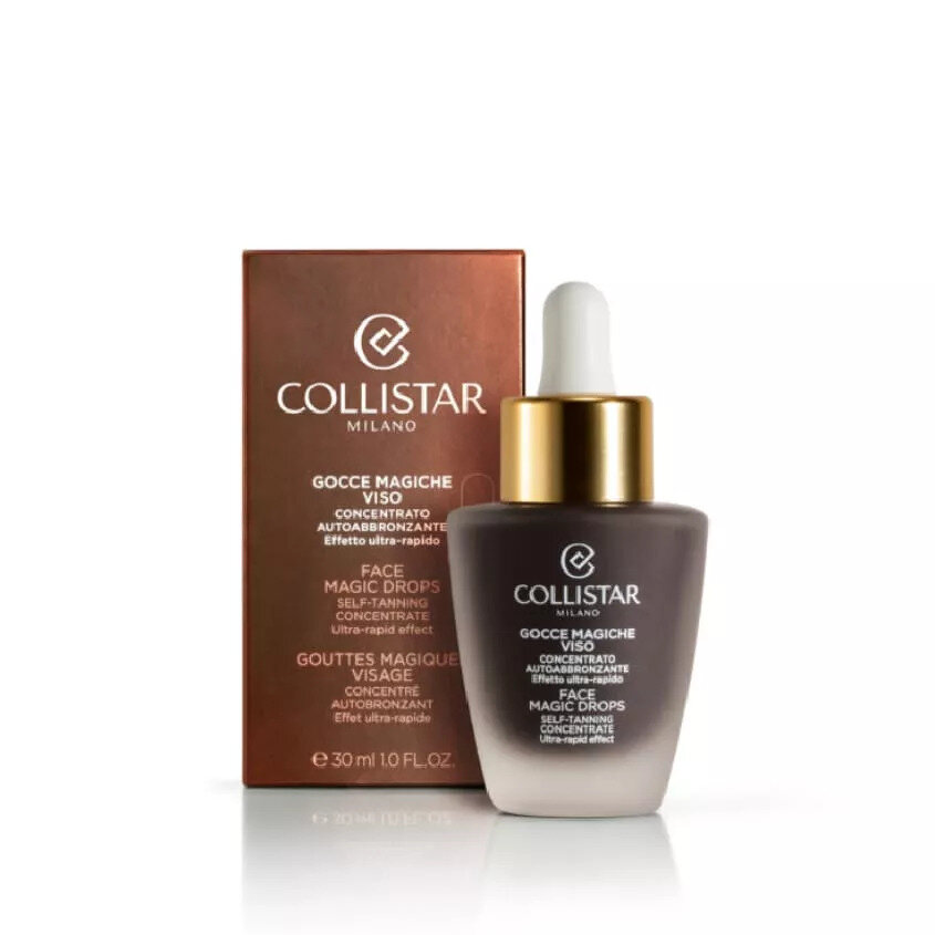 COLLISTAR Концентрат для автозагара для лица, ультра-быстрый эффект Face Magic Drops Self-Tanning Concentrate, 30 мл