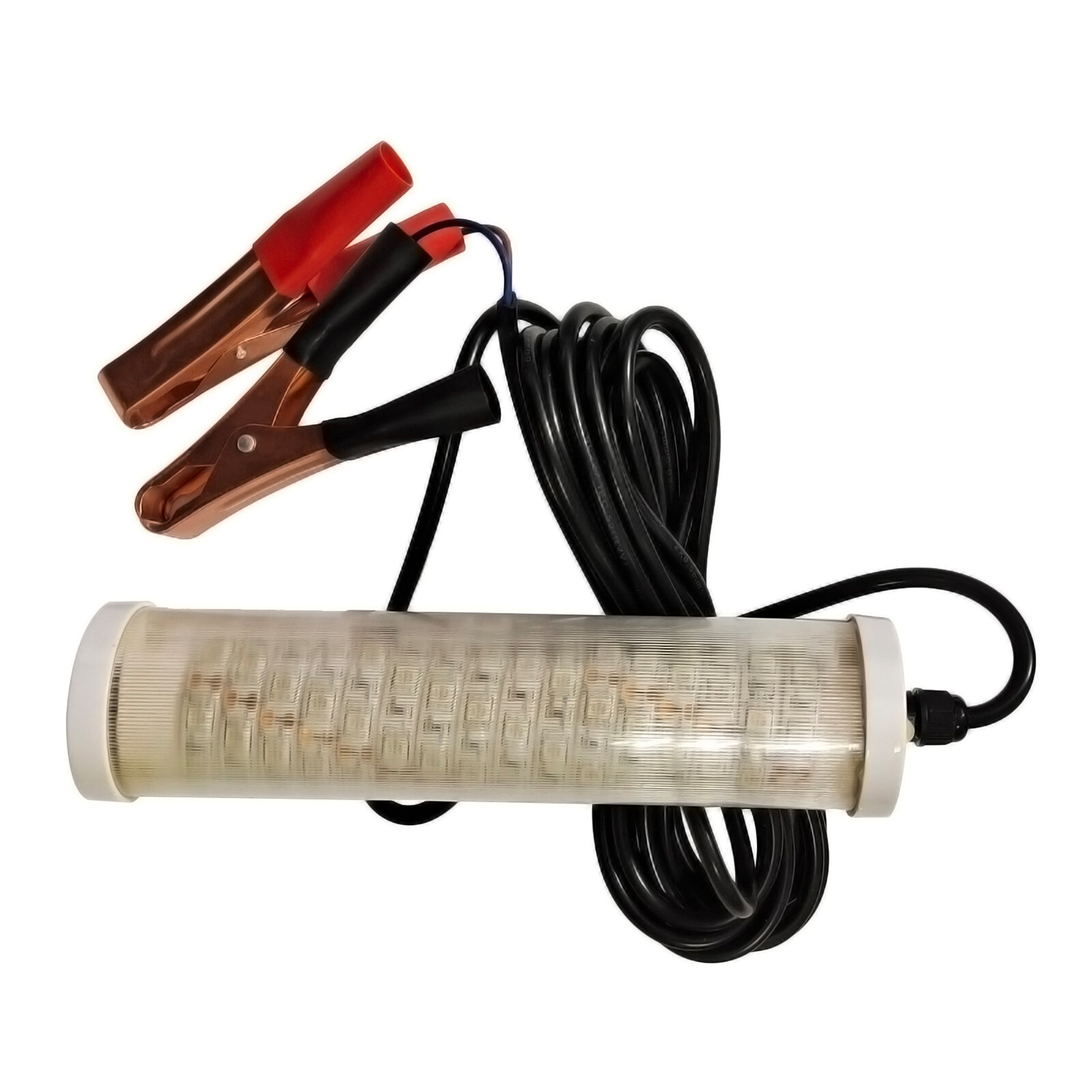 Акустическая рыбацкая лампа с подводным светом 12V 120/150 LED, 20W/30W, зеленый, 520-540nm, 5м кабель, водонепроницаемая, PC, для пресной и соленой воды, для ночной рыбалки, лодки, льда