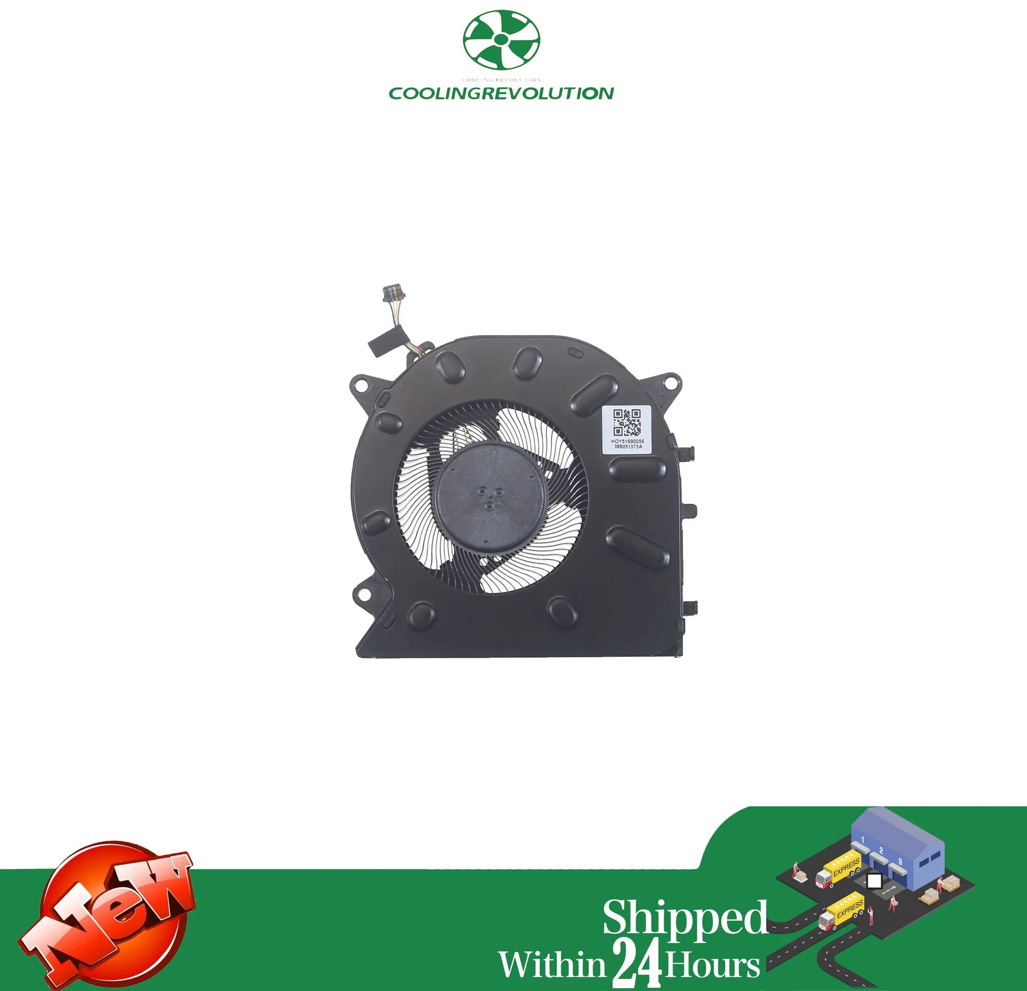 Вентилятор охлаждения процессора ноутбука B65D6HA20C4 DC5V 0.50A 4-контактный