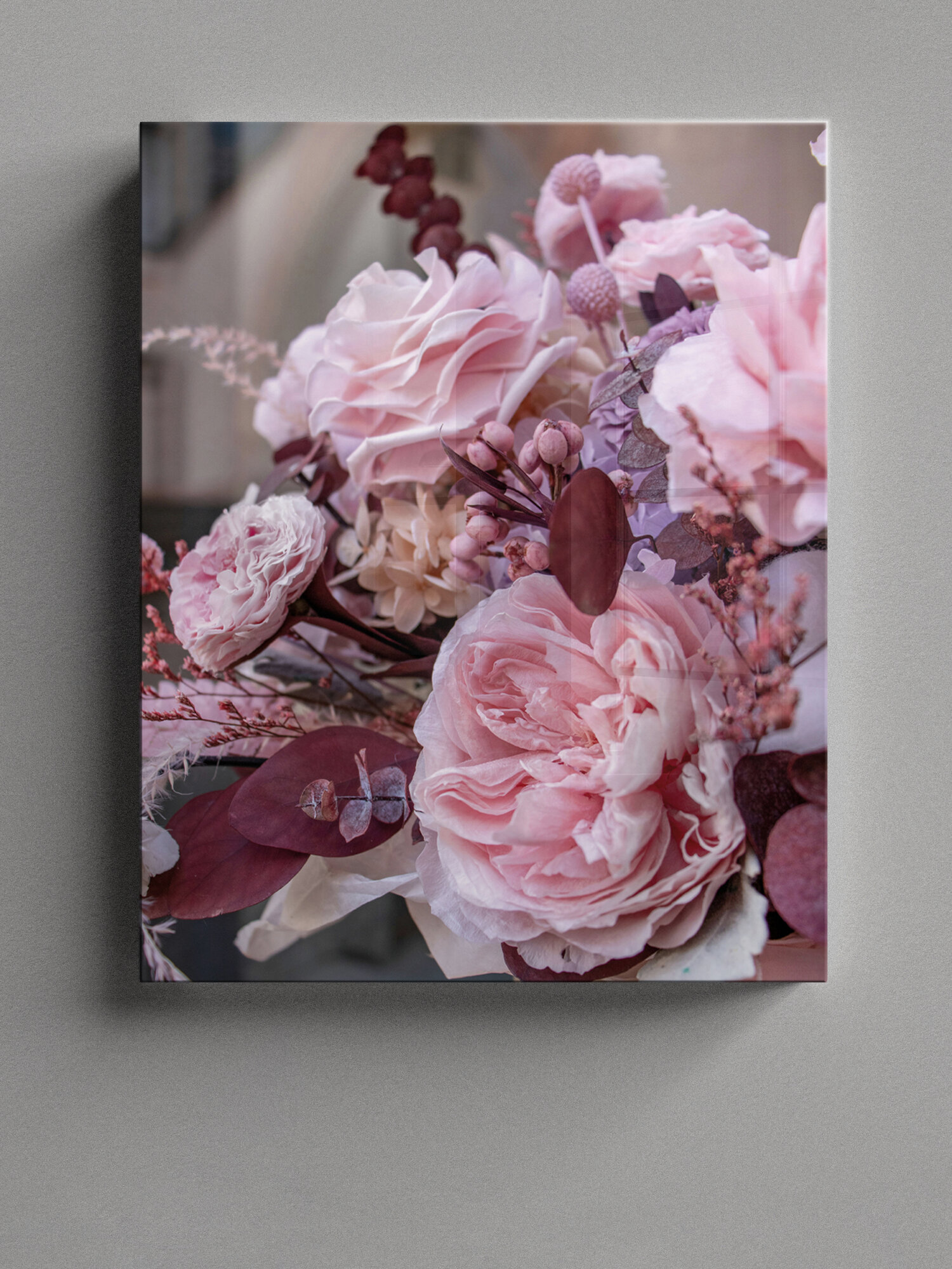 Картина Postermarket "Букет цветов" на стекле, цифровая печать, 40x50 см