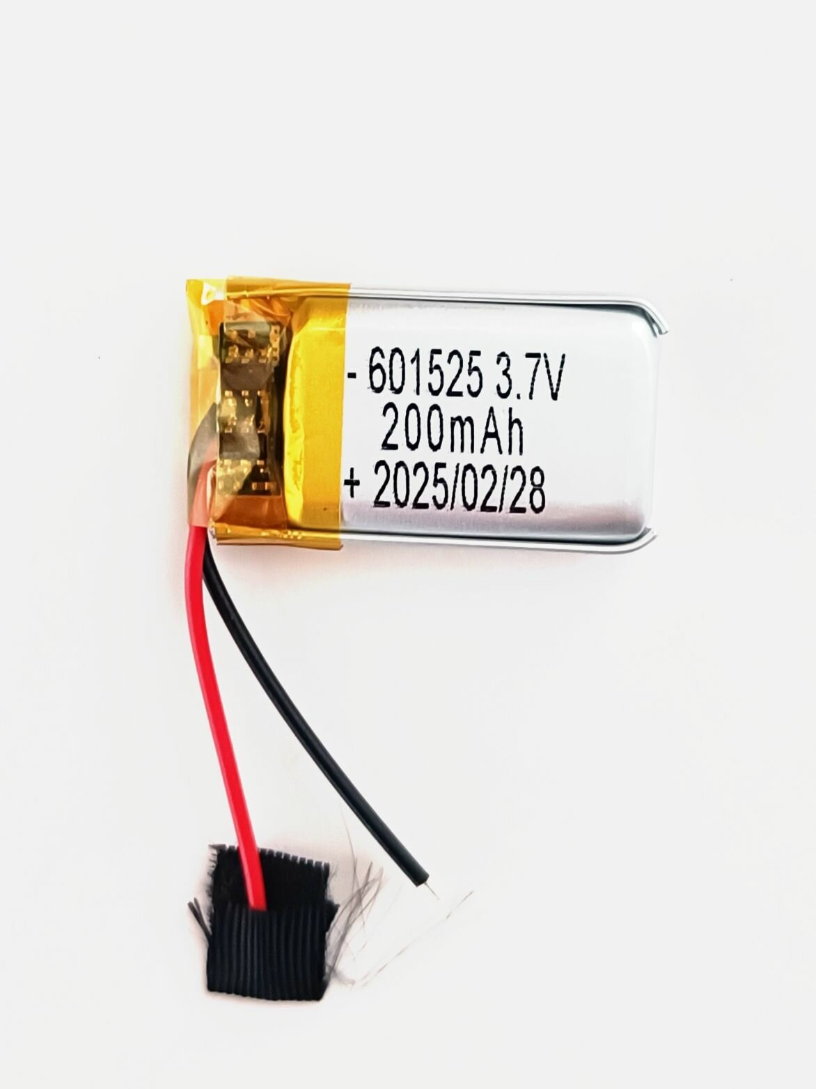 Аккумулятор для клавиатуры и мышки 3.7v 200mAh универсальный 2pin 2 провода акб / li-pol батарея) Терабайт Маркет