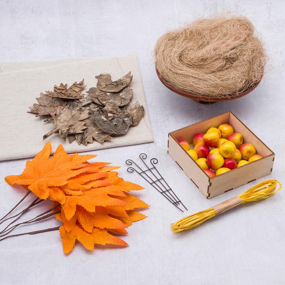 Набор для поделок Айрис "Набор природных материалов", 7 элементов