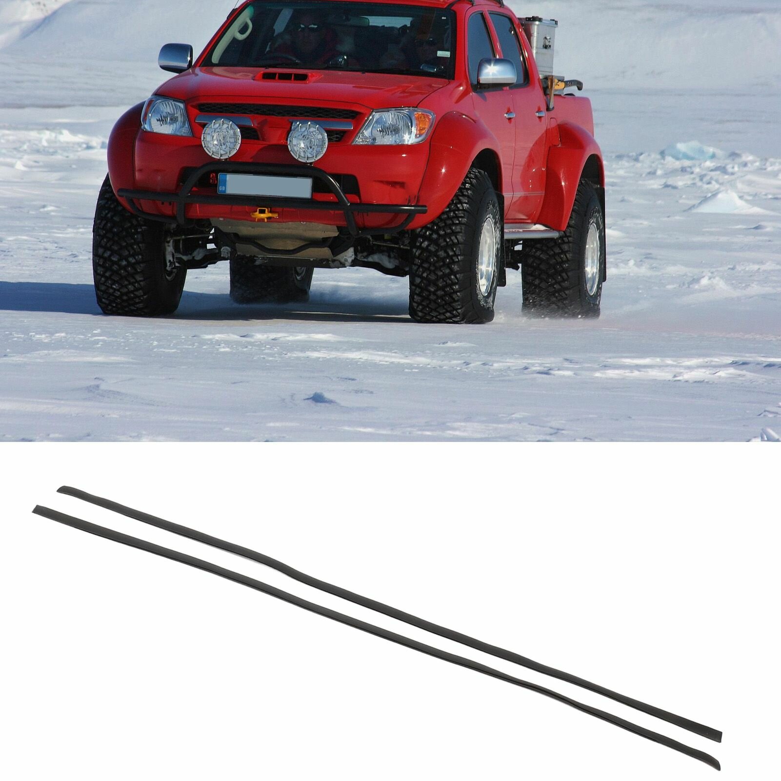 Пара планок подножки крыши 75552-0K011 для Toyota Hilux 2004-2014