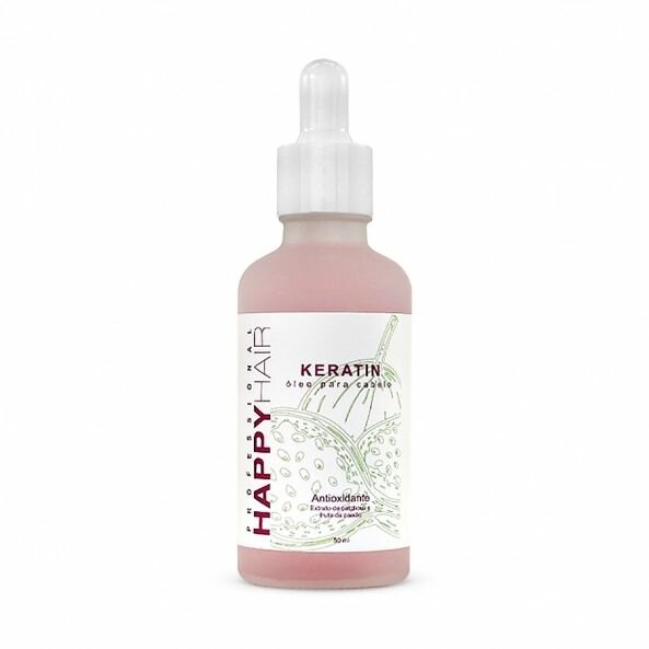 Масло для волос маракуйи и пачули Happy Hair Keratin 50 мл
