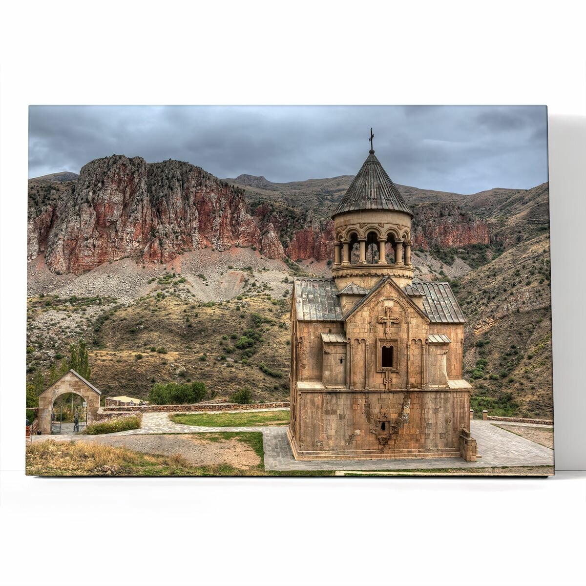 Интерьерная картина на хлопковом холсте - Армения, монастырь