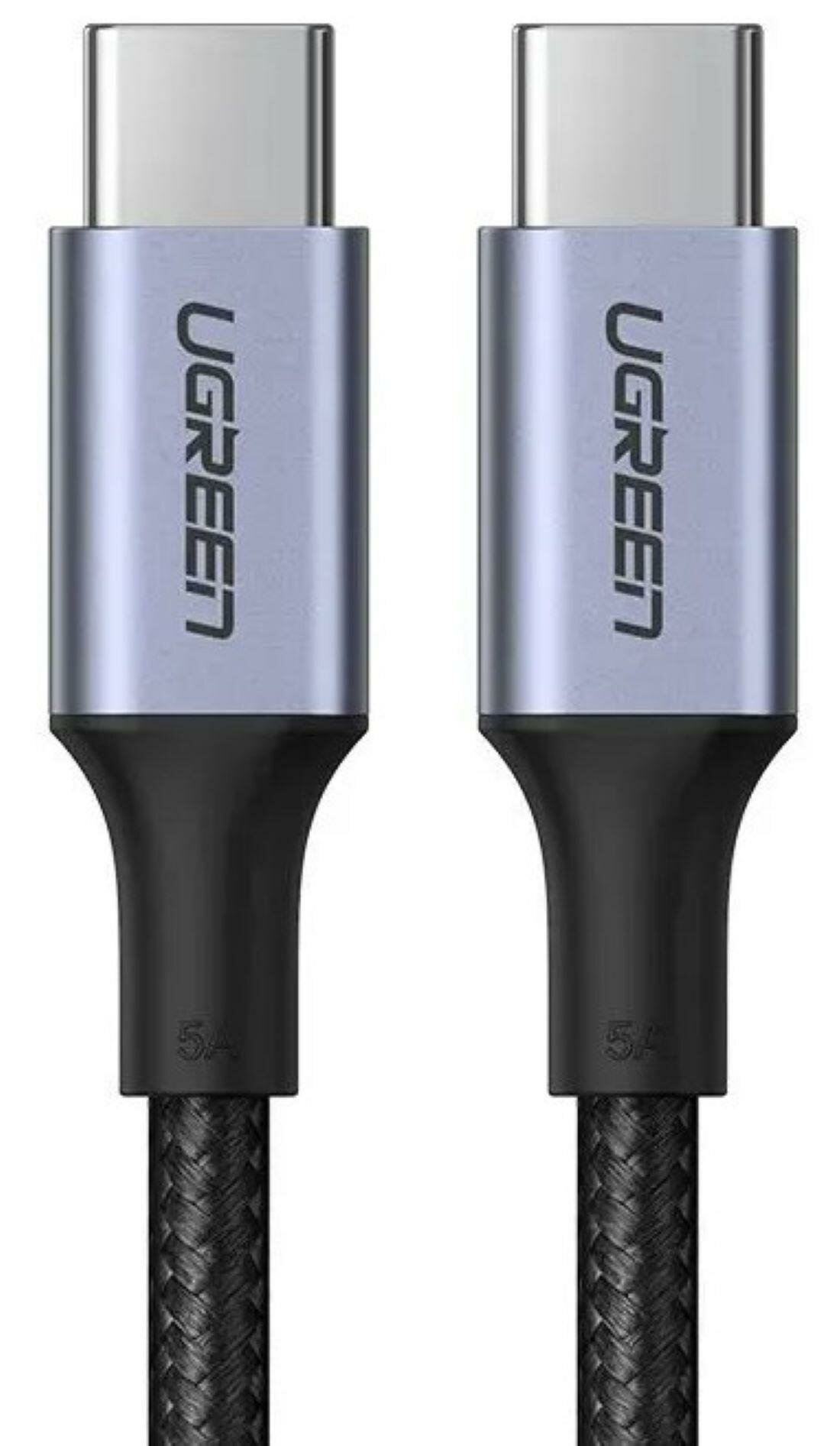Кабель UGREEN US316 0.5м USB-C Черный