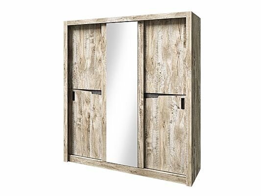 С/Г Ривьера Шкаф-купе 2.0 (Дуб Юкон, Бетон темный) (Миф)