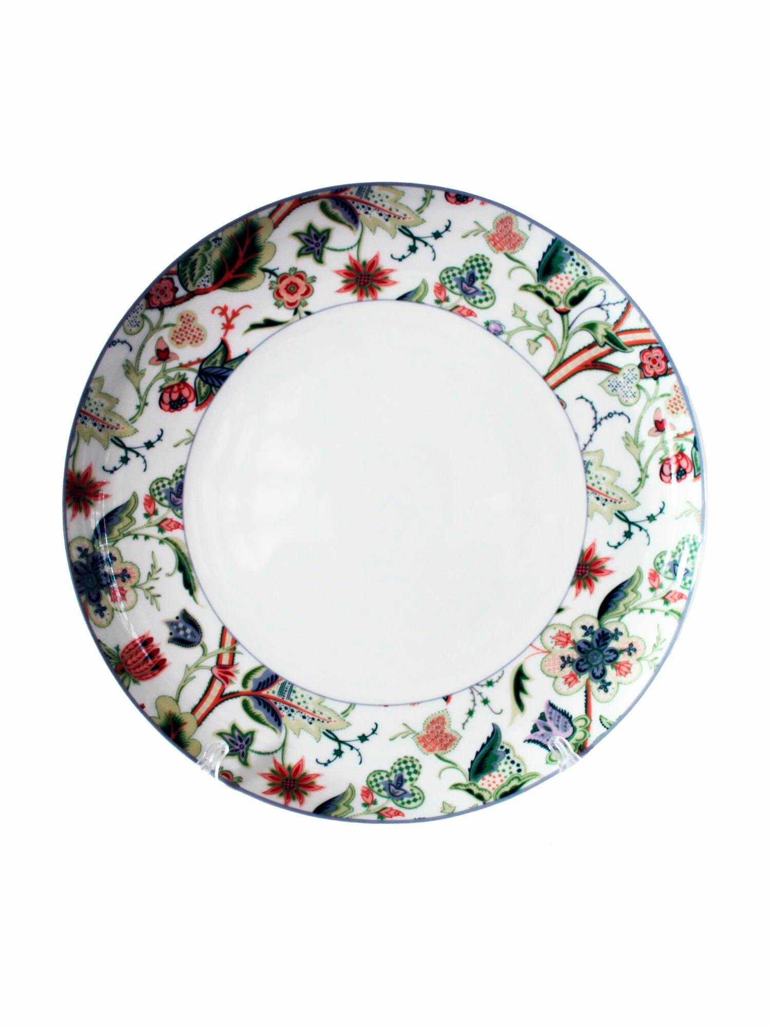 Тарелка мелкая "Tom" 26 см, декор " Экзотические цветы"
