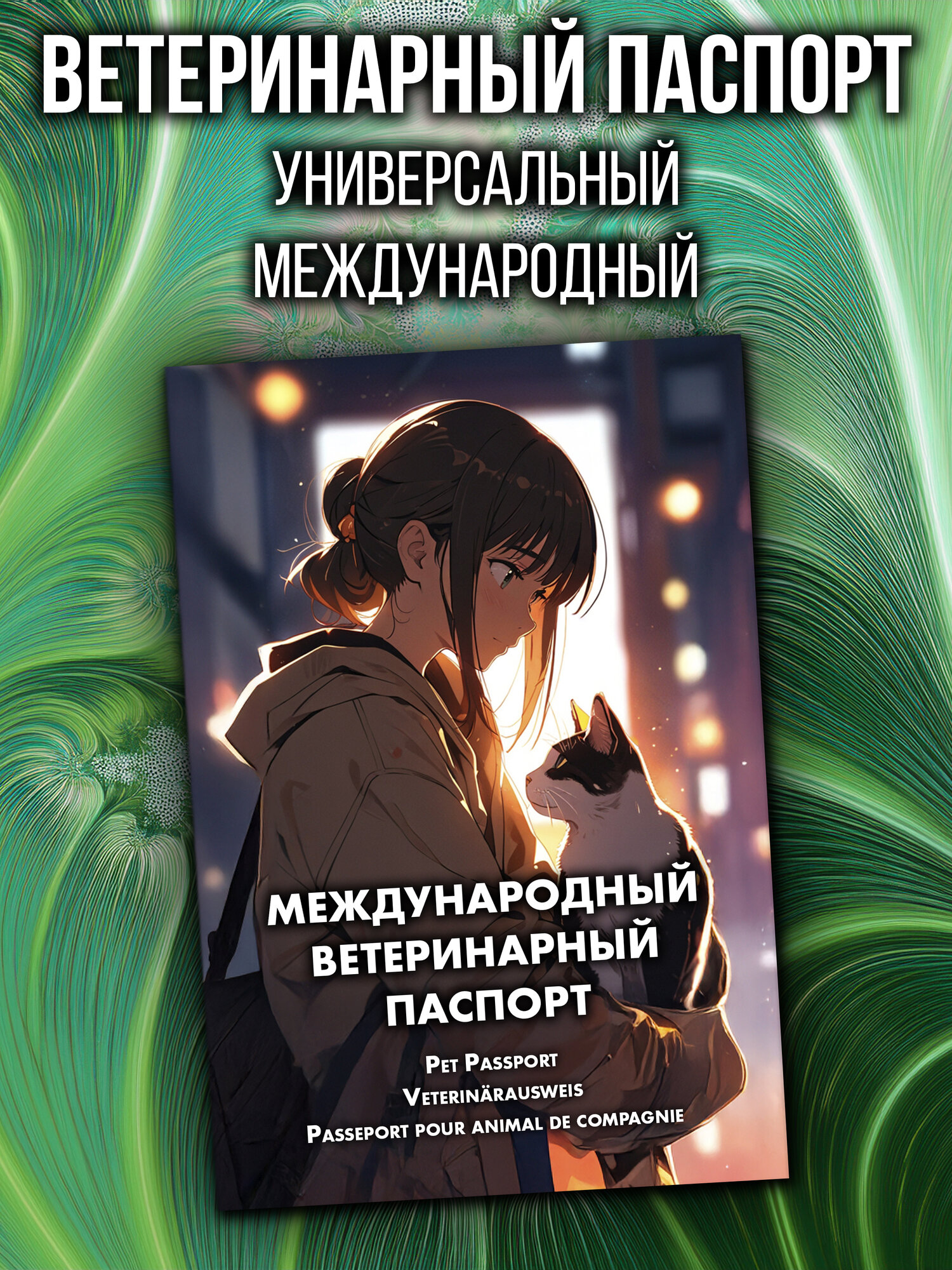 Ветеринарный паспорт для кошек, международный