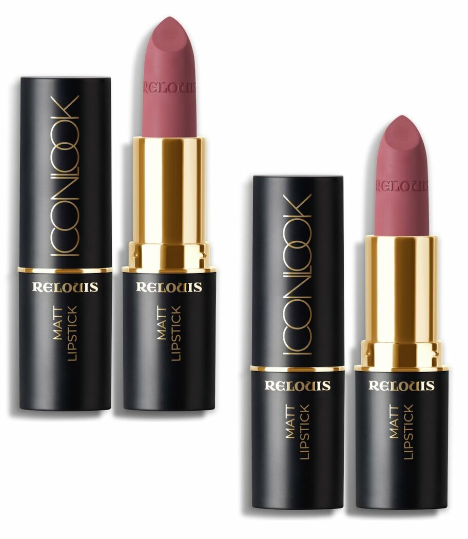 Помада матовая Relouis Icon Look тон 05 Bold and Confident, 2 шт