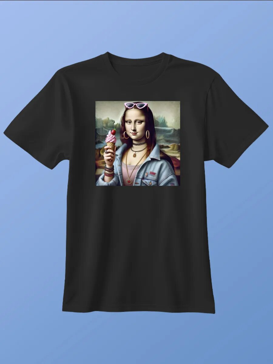 Футболка мона лиза 90ые