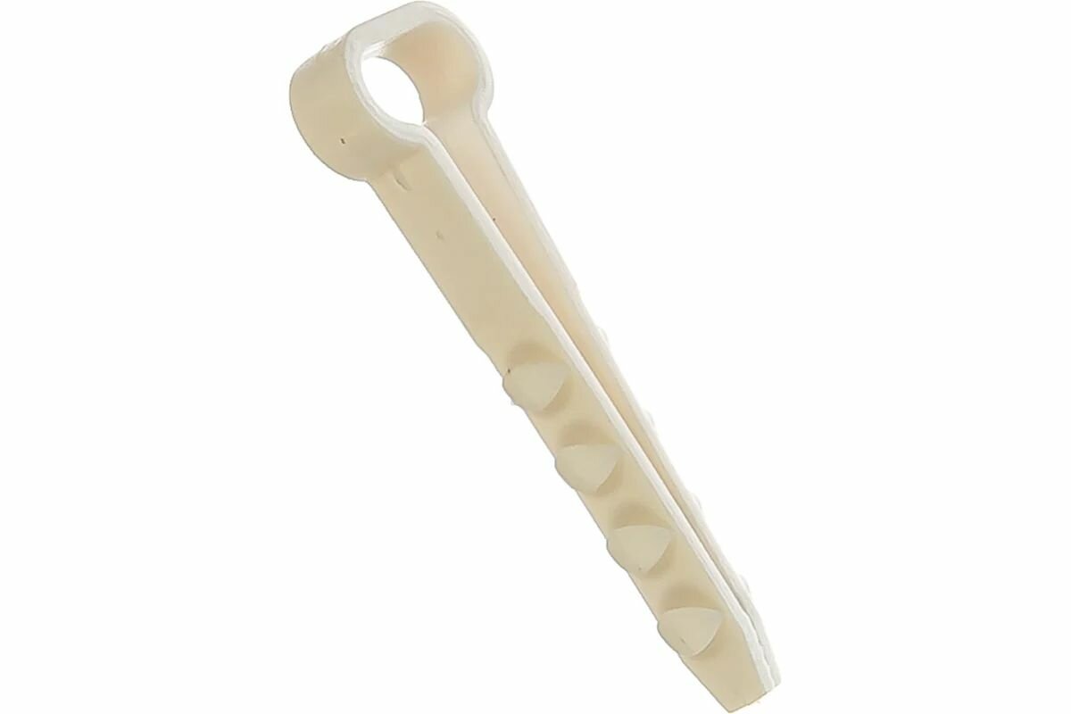 Дюбель-хомут прямоугольный для крепления кабеля РосДюбель10х5мм нейлон