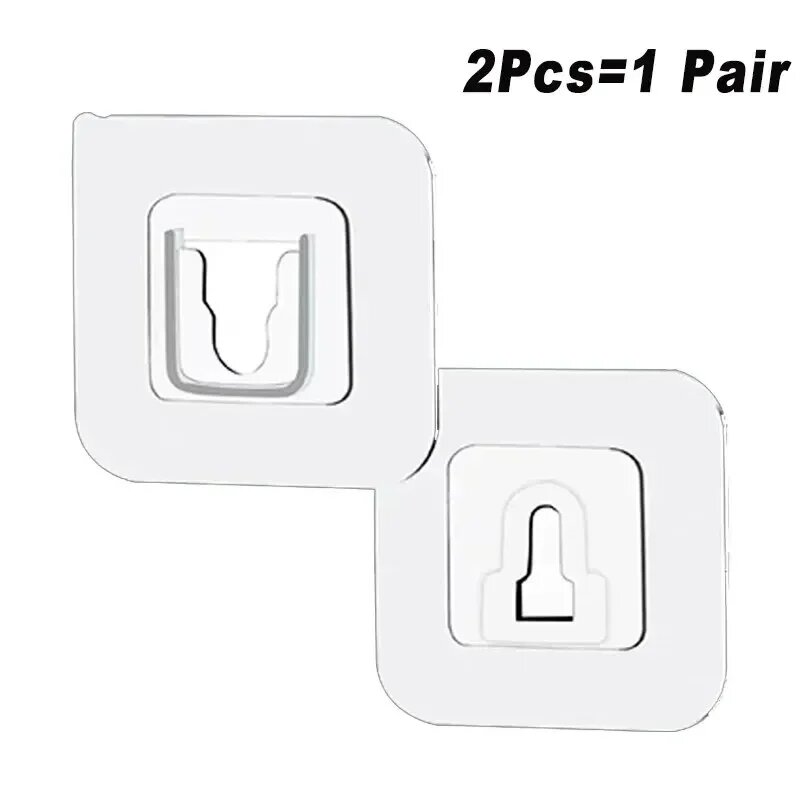 Прозрачные настенные крючки LISM 2-40 шт. 2pcs(1pair)