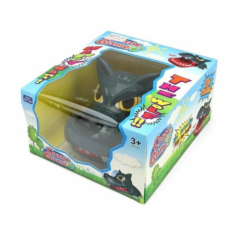 Игрушка-ловушка ND Play Зубастик. Серый волк (NDT-009)