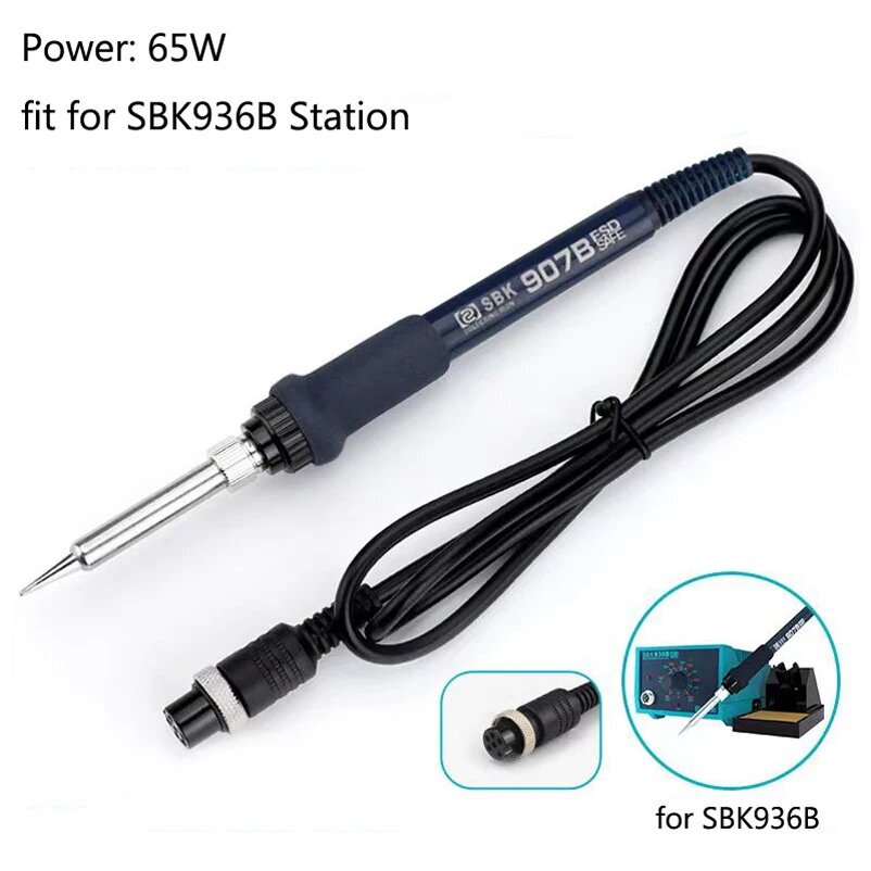 Сменная ручка паяльника SBK907b/B для паяльной станции SBK936b/B SBK907B-1Pc