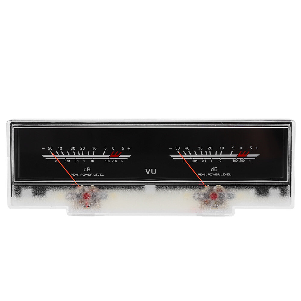P78WTCOG VU METER двойский контальный завершение DB Уровень Уровень Аудиометра с аксессуаром подсветки с аксессуаром