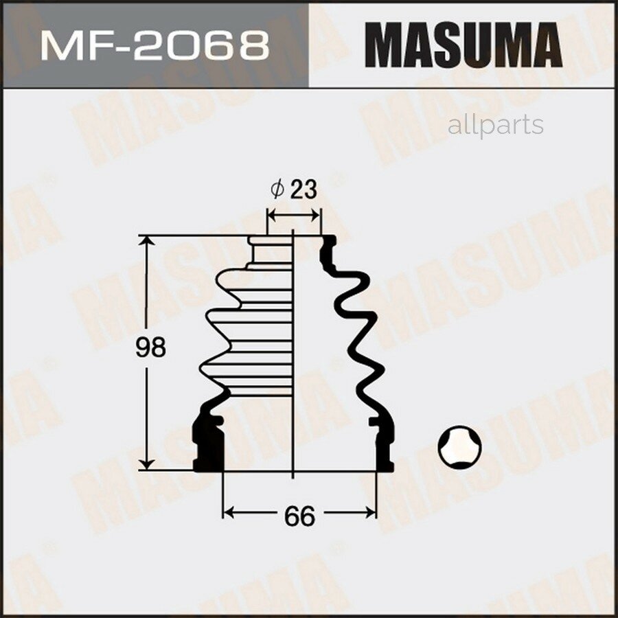 MASUMA MF-2068 пыльник шруса внутреннего!\ Mazda Familia 90-99, Mitsubishi Lancer 91-07
