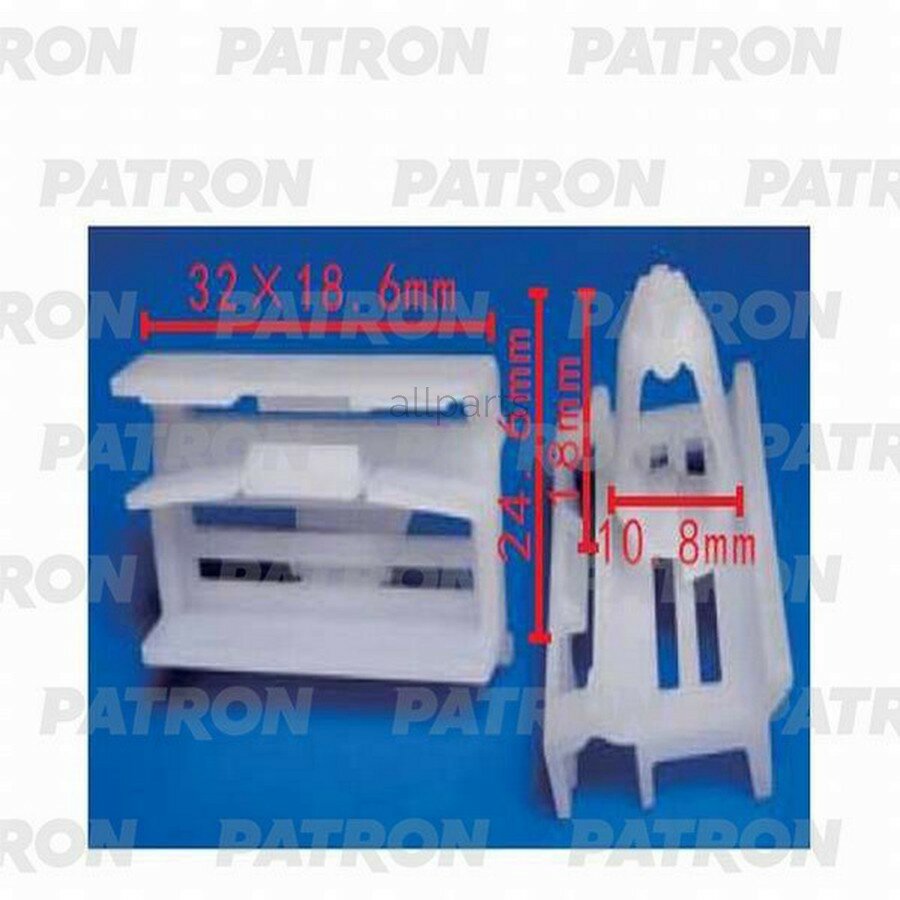 PATRON P37-0461 Клипса пластмассовая BMW применяемость: молдинги, пороги PATRON P37-0461