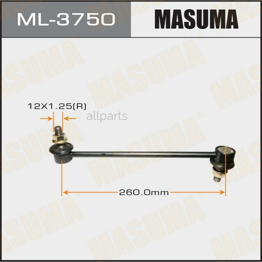 MASUMA ML-3750 Стойка стабилизатора пер. TOYOTA CAMRY ACV3, MCV3 01-06