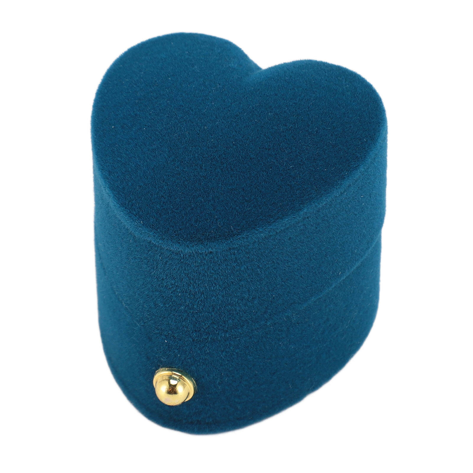 Коробка для кольца в форме сердца, маленькая, изысканная, фланелевая, для предложения, помолвки, свадьбы, синяя, романтическая подарочная коробка для нее