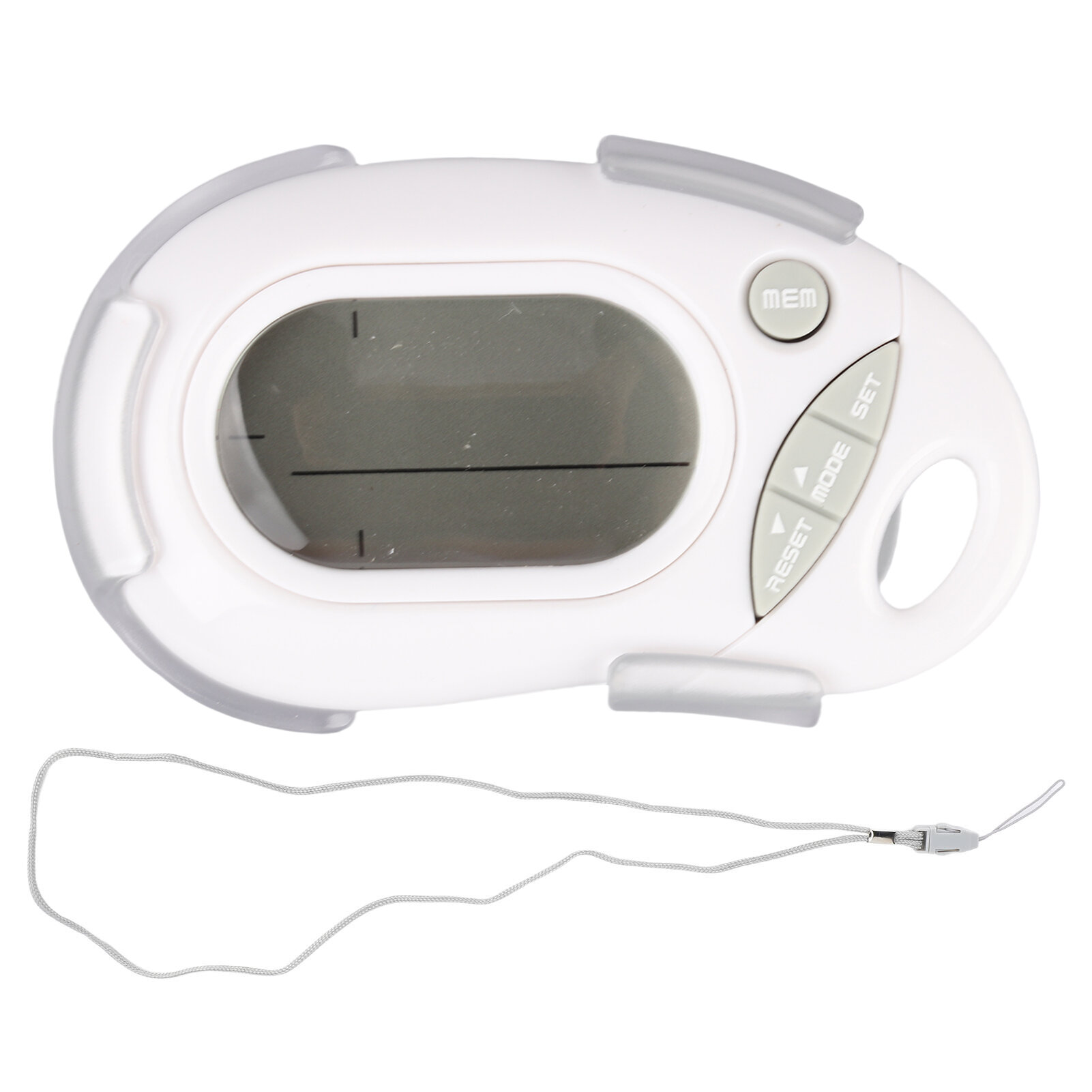 Ходячий шагомер Электронный 3D -датчик высокая точность белый шаг счет