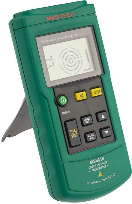 Кабельный локатор/детектор скрытой проводки MASTECH MS-6818, 9 В